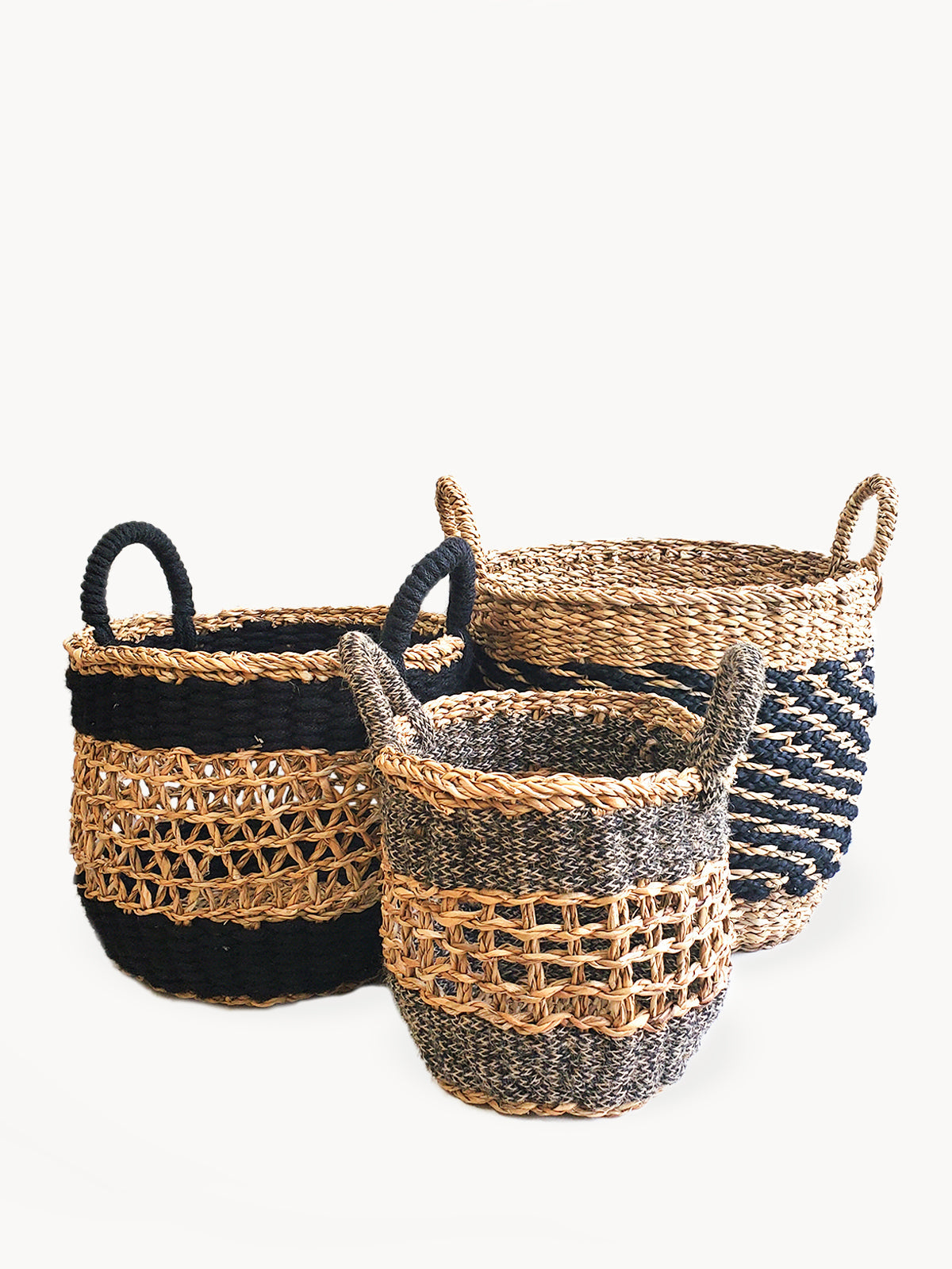 Ula Mesh Basket - Black – Llenay Decor
